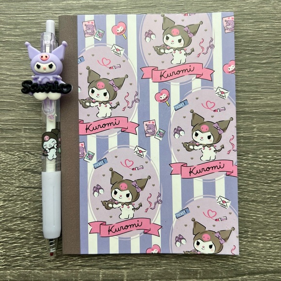 Sanrio | Office | Kuromi Notebook And Pen Set | Poshmark